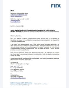 La FIFA sanctionne le MOB : interdiction de recrutement durant 3 ...